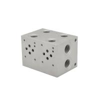 China Precision CNC Aluminum Alloy Stainless Steel Valve Block with Ce Tolerance /-0.05mm for sale