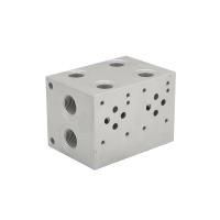 China Precision CNC Aluminum Alloy Stainless Steel Valve Block with Ce Tolerance /-0.05mm for sale