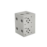 China Precision CNC Aluminum Alloy Stainless Steel Valve Block with Ce Tolerance /-0.05mm for sale