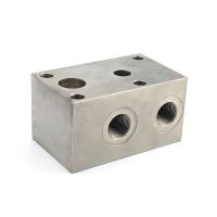 China Precision CNC Aluminum Alloy Stainless Steel Valve Block with Ce Tolerance /-0.05mm for sale