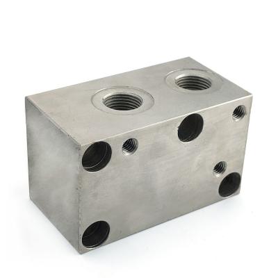 China Excavator Parts OEM Customer Hydraulic Valve Blocks Metal Processing Machinery Parts for sale