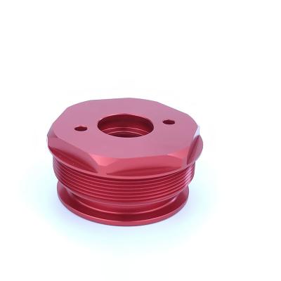 China Aluminium Axle Flange CNC Turning Part with RoHs Compliant Material and Custom Design for sale