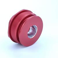 China Aluminium Axle Flange CNC Turning Part with RoHs Compliant Material and Custom Design for sale