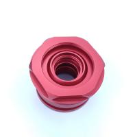 China Aluminium Axle Flange CNC Turning Part with RoHs Compliant Material and Custom Design for sale