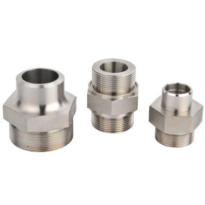 China Industrial Metal Hose Adapter with CNC Machined Technic and /-0.05mm Tolerance for sale