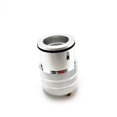 China ROHS Compliant Aluminum Burrette Socket Part for Customized Precision Machining for sale