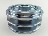 China Technic Cold Extrusion and Lathing Steel Pulley Part with Zinc Galvanized Exporter for sale