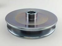 China Technic Cold Extrusion and Lathing Steel Pulley Part with Zinc Galvanized Exporter for sale