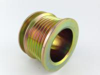 China Technic Cold Extrusion and Lathing Steel Pulley Part with Zinc Galvanized Exporter for sale