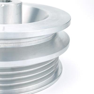 China Condition High Precision CNC Machining Aluminum Belt Pulley CNC Lathing OEM Products for sale