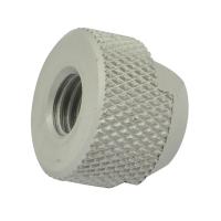 China Round Aluminum Internal Threaded Cap Nut with Grade 12.9 and CNC Machining Capability for sale