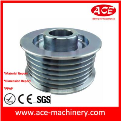 China Auto Part CNC Machining Pulley with Cold Extrusion Work and /-0.01mm Tolerance for sale