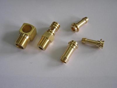 China Customized CNC Machining of Brass Nut Part with ASTM Standard and /-0.05mm Tolerance for sale