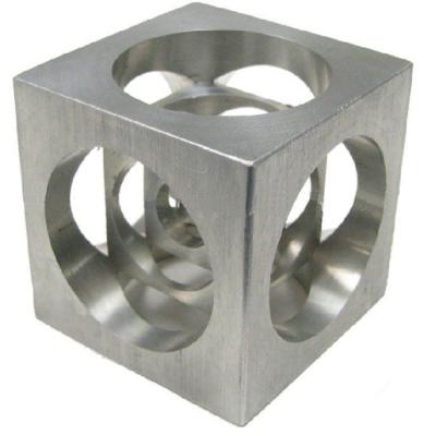 China ASTM Standard Model NO. CM036 Metal Cube CNC Milling Part with and ASTM Standard for sale