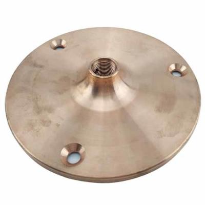 China Ningbo Company Location Customized Request for CNC Machining of Copper Flange for sale