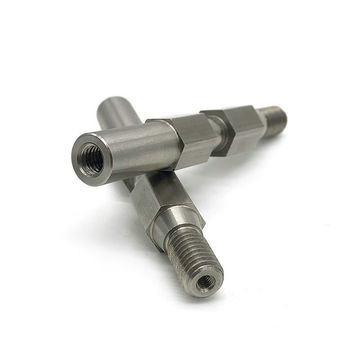 China Custom CNC Machined Turned Lathe Part of Stainless Steel Shaft Parts in Ningbo Market for sale