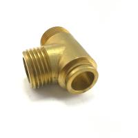 China High Precision CNC Machining of Bronze Brass Tee Joint with Tolerance /-0.005mm at OEM for sale