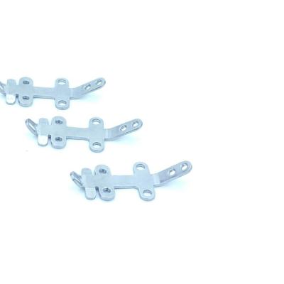 China RoHs Compliant Sheet Metal Braces for Wood or Metal Mounting CNC Machined and Durable for sale