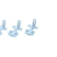 China RoHs Compliant Sheet Metal Braces for Wood or Metal Mounting CNC Machined and Durable for sale