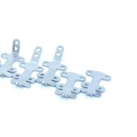 China RoHs Compliant Sheet Metal Braces for Wood or Metal Mounting CNC Machined and Durable for sale