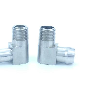 China CNC Lathing Work Shiny Silver Brass Cp Extension Nipple Pipe Turning for Pipe Fitting for sale