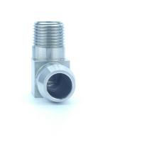 China CNC Lathing Work Shiny Silver Brass Cp Extension Nipple Pipe Turning for Pipe Fitting for sale