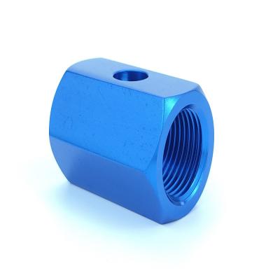 China Precision Machining Threaded Connection Sleeve with ASTM Standard by Powder Coating for sale
