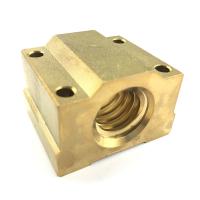 China Tolerance /-0.05mm CNC Machining Fitting Block Fitting Block by Copper/Brass Condition for sale