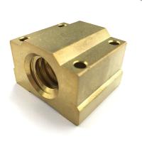 China Tolerance /-0.05mm CNC Machining Fitting Block Fitting Block by Copper/Brass Condition for sale