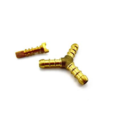 China ASTM Standard Tolerance /-0.05mm Brass Fitting for Customized Precision CNC Machining for sale