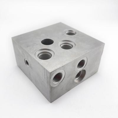 China Customized High Precision Machined Hydraulic Valve/Special Blocks Metal Material for sale