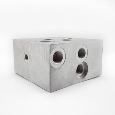 China Customized Carbon Steel Hydraulic Manifold Block Fully Customizable and RoHs Compliant for sale