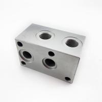 China Customized CNC Machined Valve Adaptors Hydraulic Manifold Block for Hydraulic Systems for sale