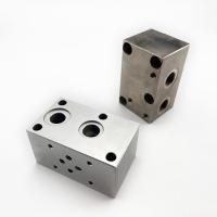China RoHS Certified Aluminum Hydraulic Multiple Station Valve Block with Tolerance of /-0.005mm for sale