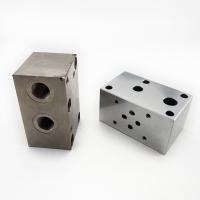 China RoHS Certified Aluminum Hydraulic Multiple Station Valve Block with Tolerance of /-0.005mm for sale