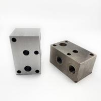 China RoHS Certified Aluminum Hydraulic Multiple Station Valve Block with Tolerance of /-0.005mm for sale