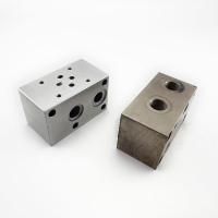 China RoHS Certified Aluminum Hydraulic Multiple Station Valve Block with Tolerance of /-0.005mm for sale