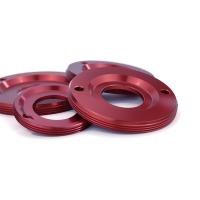 China Customized Red Anodized Aluminium Spare Parts CNC Machining for Precision Engineering for sale