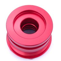 China Certified RoHS Red Anodized Hydraulic Parts for ODM Applications for sale