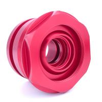 China Certified RoHS Red Anodized Hydraulic Parts for ODM Applications for sale