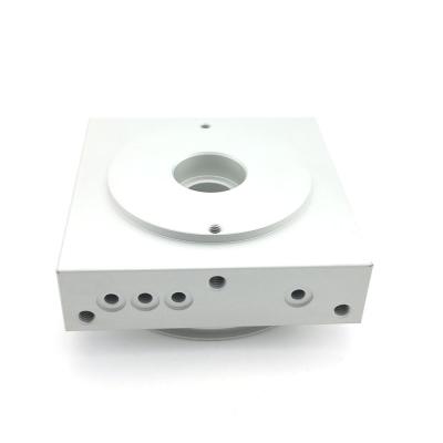 China Custom Precision CNC Machined Aluminum Hydraulic Cartridge Valves Block Made to Order for sale