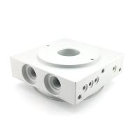 China Custom Precision CNC Machined Aluminum Hydraulic Cartridge Valves Block Made to Order for sale