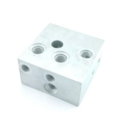 China Customizable CNC Milling Precision Metal Hydraulic Valve Manifold Block for sale