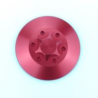 China Customized Metal Processing Customized Red Turbe Wheel CNC Machining Auto Spare Parts for sale
