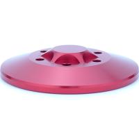 China Customized Metal Processing Customized Red Turbe Wheel CNC Machining Auto Spare Parts for sale