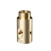 China Metal Processing Machinery Parts Brass Flanges Part for Precision CNC Machining Milling for sale