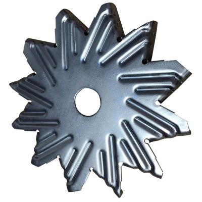 China Black Powder Coating Surface Finish SPCC Stamping Part for Fine Blanking Multi-Position for sale