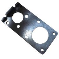 China Black Powder Coating Surface Finish SPCC Stamping Part for Fine Blanking Multi-Position for sale
