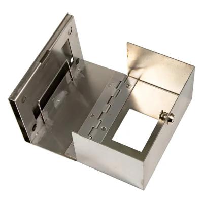 China Outdoor Telecom Cabinet Sheet Metal Box Metal Enclosure with Tolerance of /-0.10mm for sale