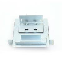 China Galvanized Metal Bracket Manufactured with Customization Option and CNC Stamping for sale